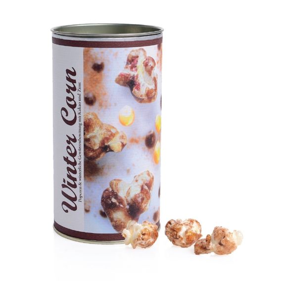 Winter-Popcorn in Geschenkedose, Kakao-Zimt-Geschmack, 445 g